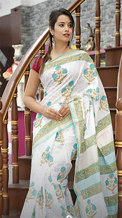 Handloom (Hathkargha) Sarees Online | Handloom Saree Price - Shramdaan